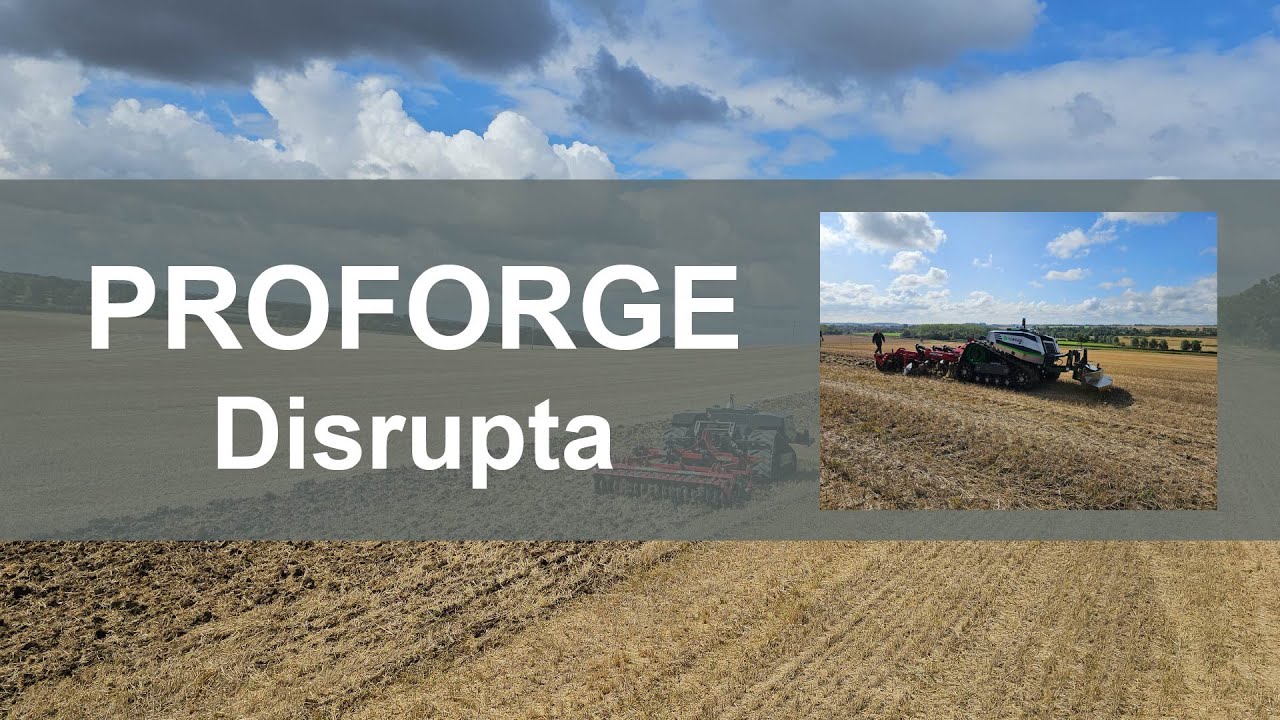 AgXeed Robot Tractor teams up with PROFORGE DISRUPTA Stubble Cultivator ...