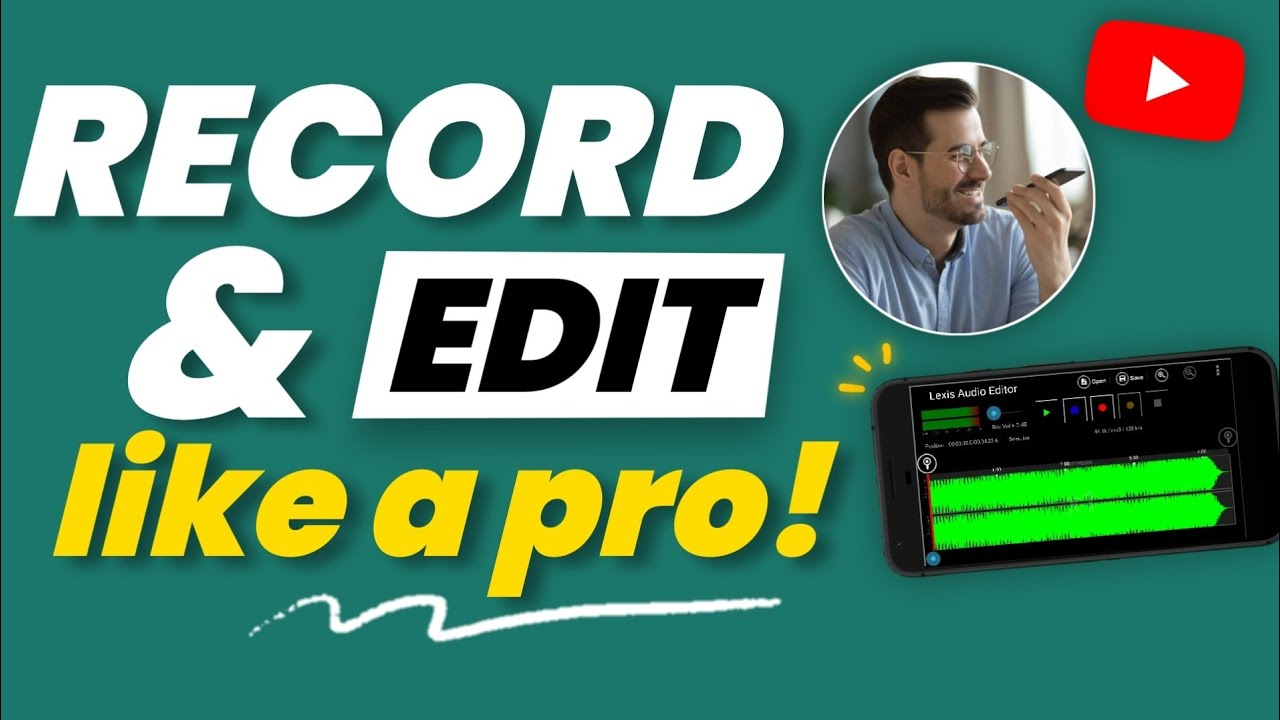 How to record and edit audio for YouTube videos in mobile (or PC) - YouTube