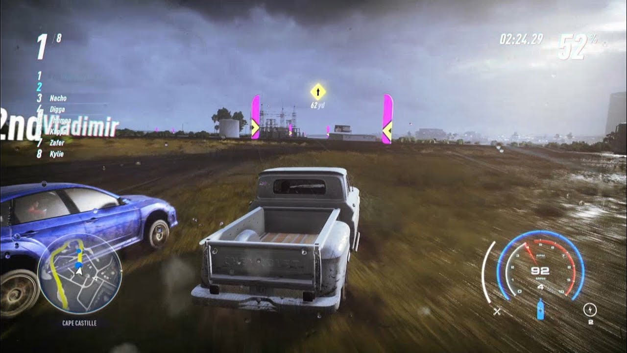 NFS Heat (PS4) Off-road Circuit Race "Triplex Special" [Chevrolet C10 ...