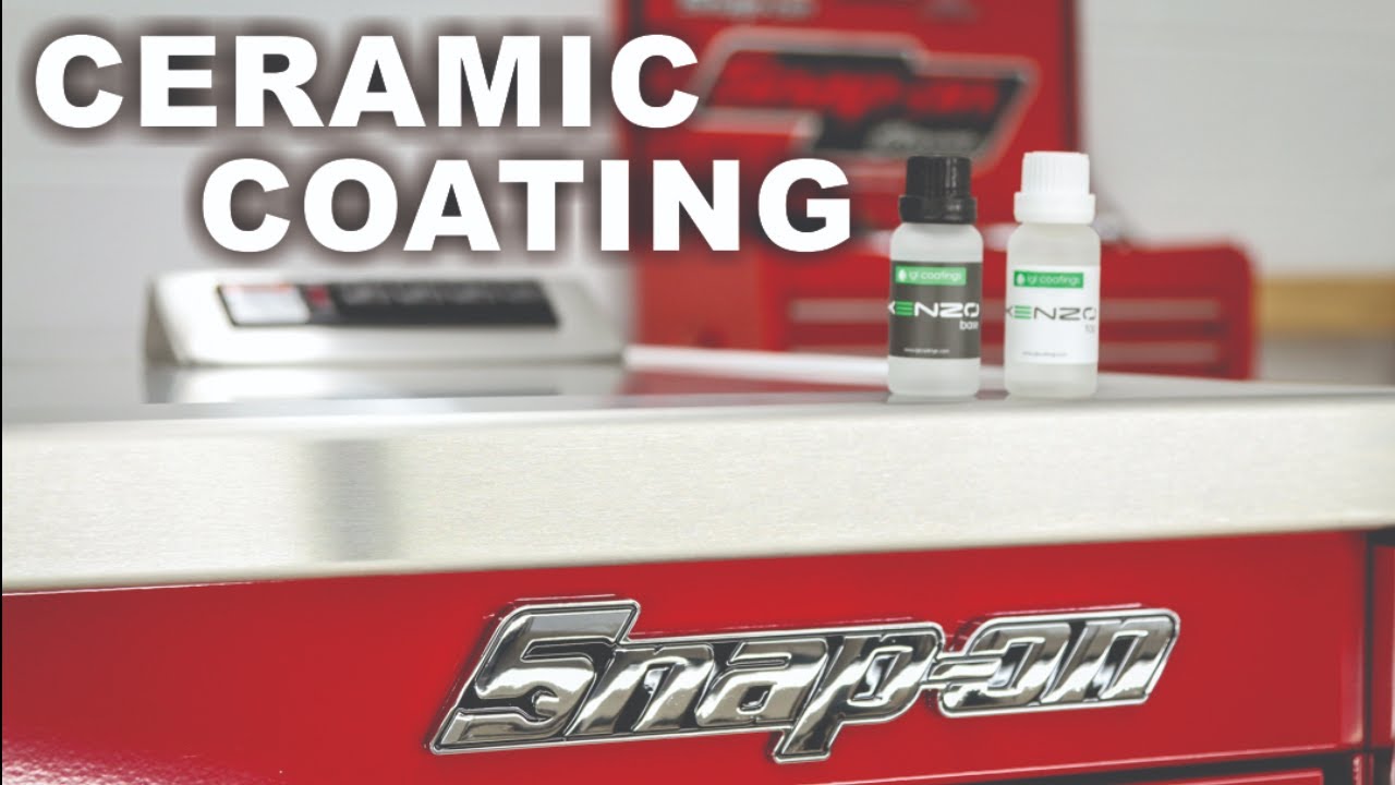 Ceramic Coating a Snap On Tool Box - YouTube