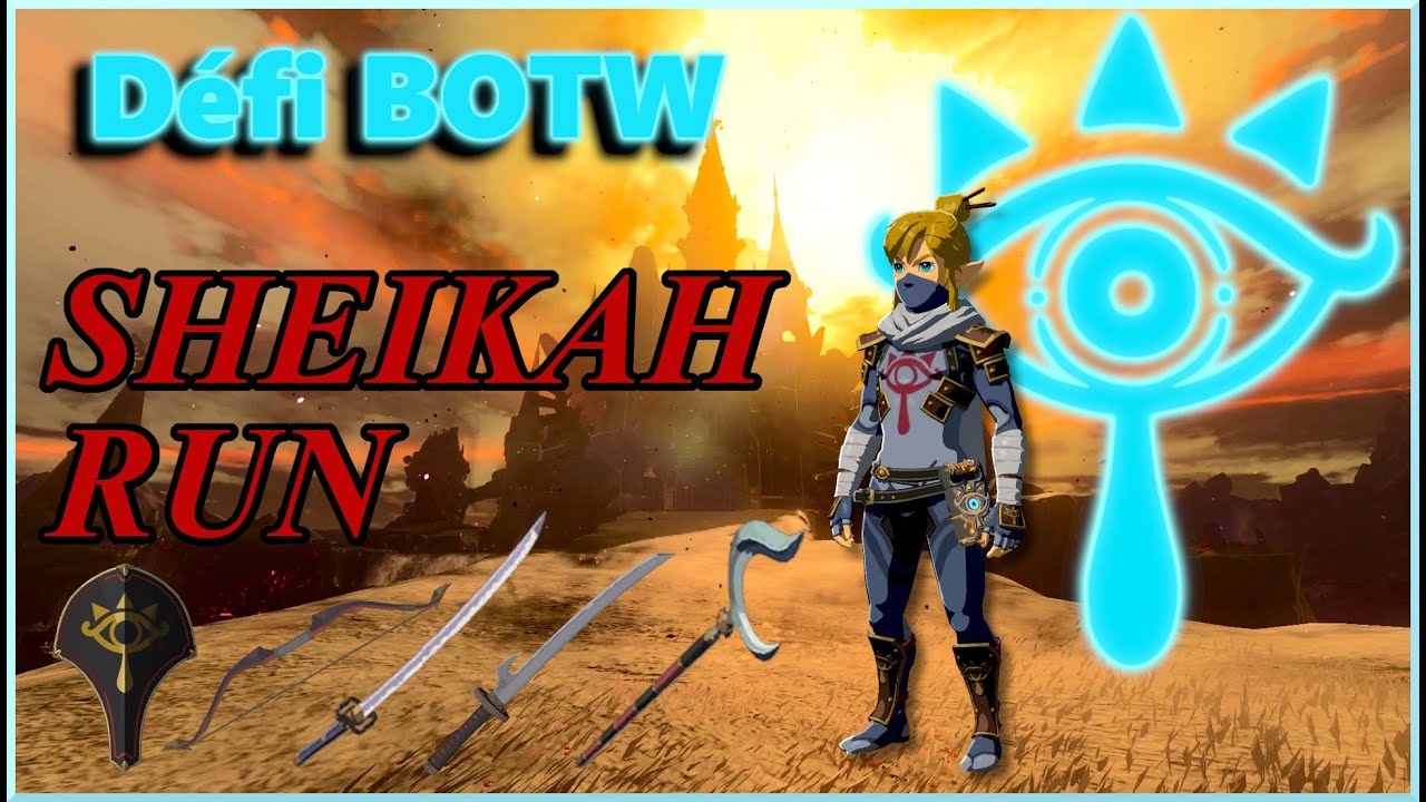 Défi ZELDA BOTW | SHEIKAH RUN #02 - YouTube