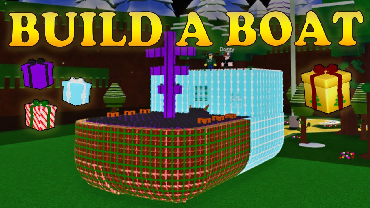 Build A Boat Present Boat Speed Build | BABFT Roblox - YouTube