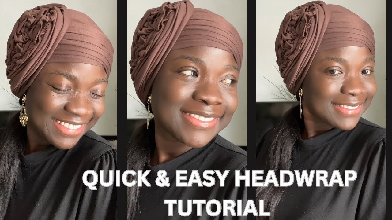 Headwrap Tutorial/ Turban / Headscarf - YouTube