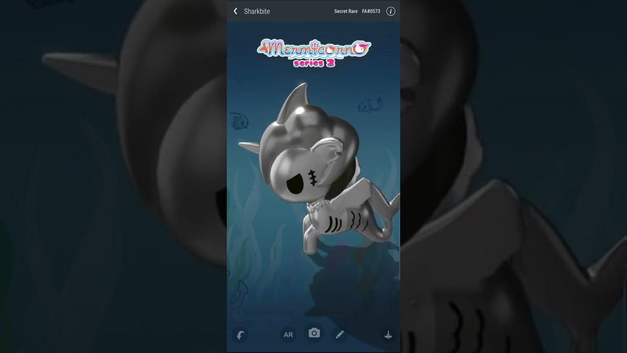 VEVE NFT MERMICORN SHARKBITE SECRET RARE ED #573 - YouTube