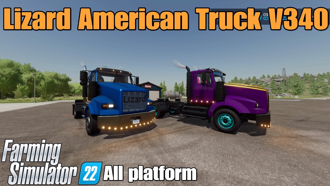 Lizard American Truck V340/ FS22 mod for all platforms - YouTube