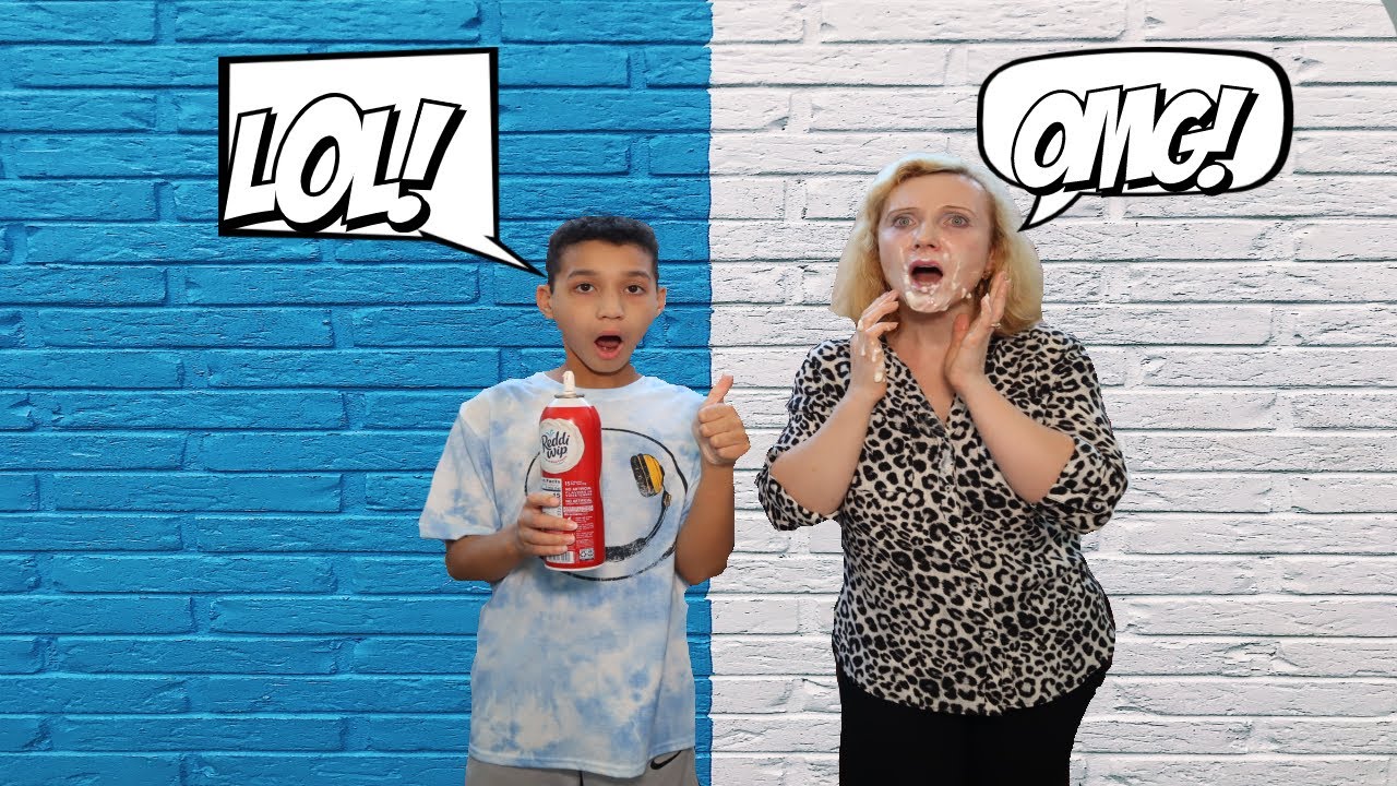 Mom and son have an amazing time with fun pranks. Prank wars continue with mom part 8. - YouTube