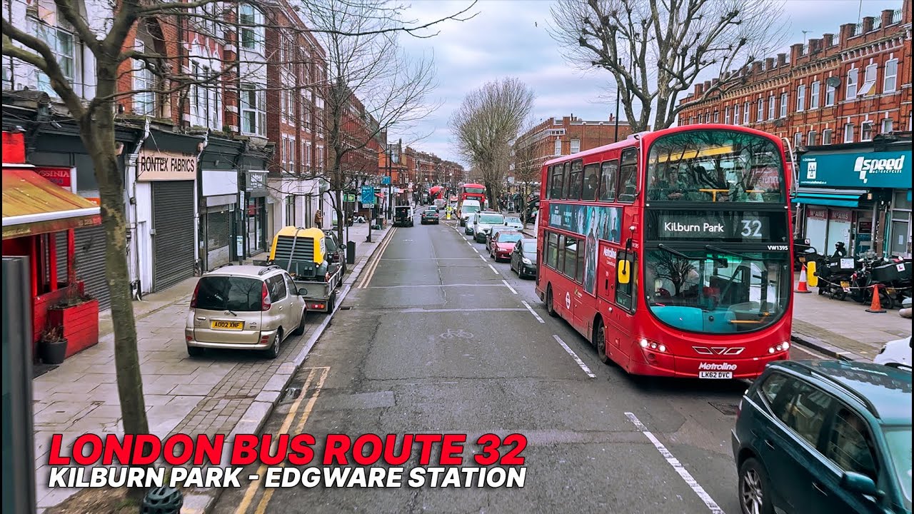 Ride The London Bus 32 In Winter Journey Through Northwest London From ride-the-london-bus-32-in-winter-journey-through-northwest-london-from