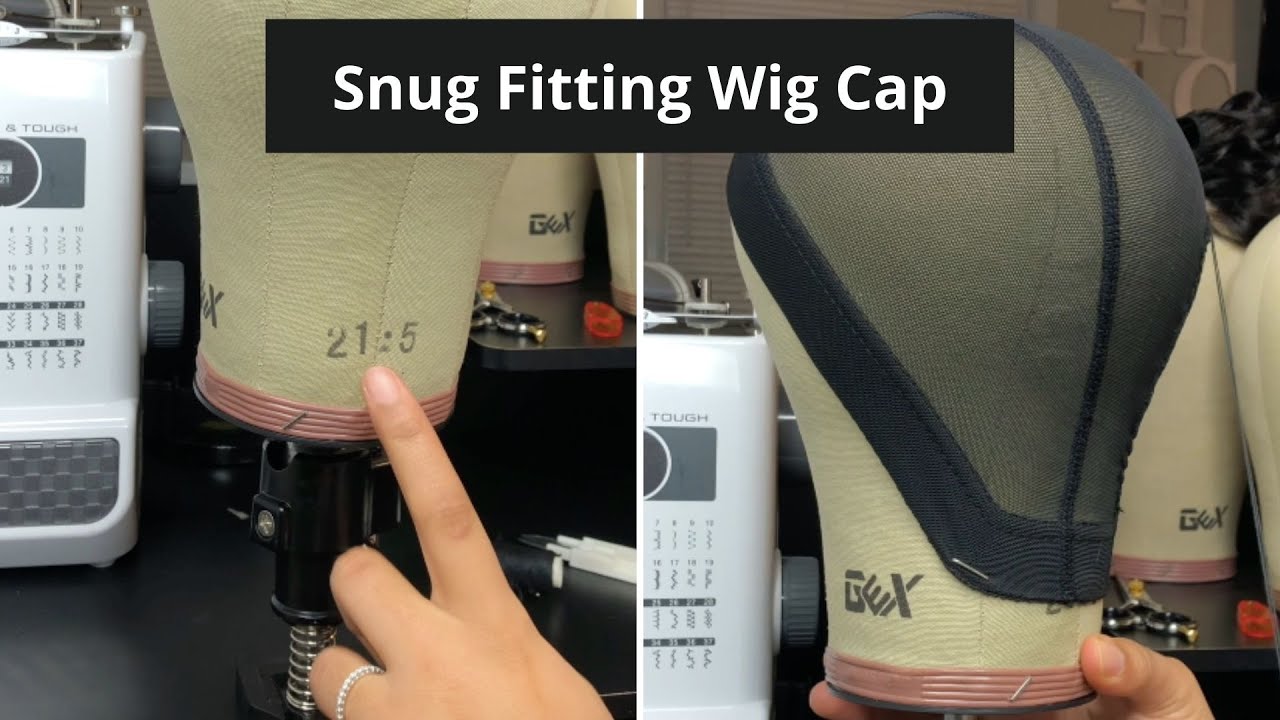 How To Resize Wig Cap For Smaller Head Sizes | Wig Making Tips - YouTube