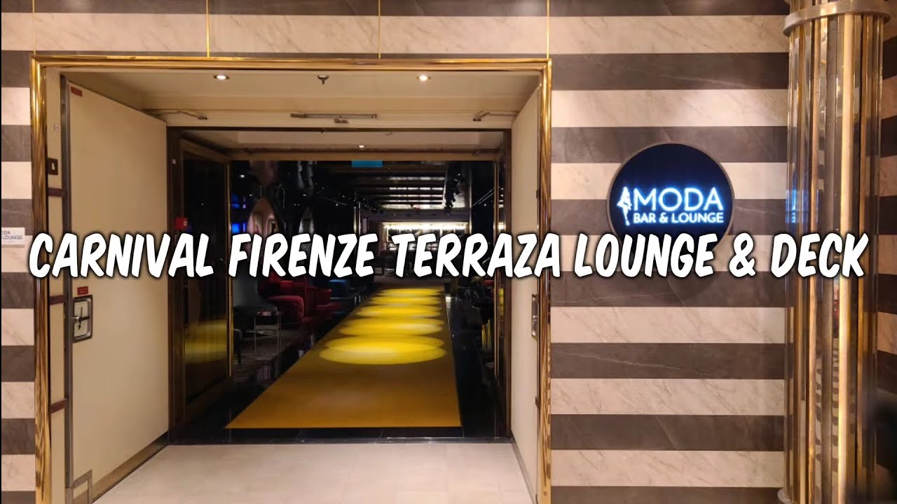 Carnival Firenze Terrazza Lounge and Deck Exclusive to Terrazza Guests ...