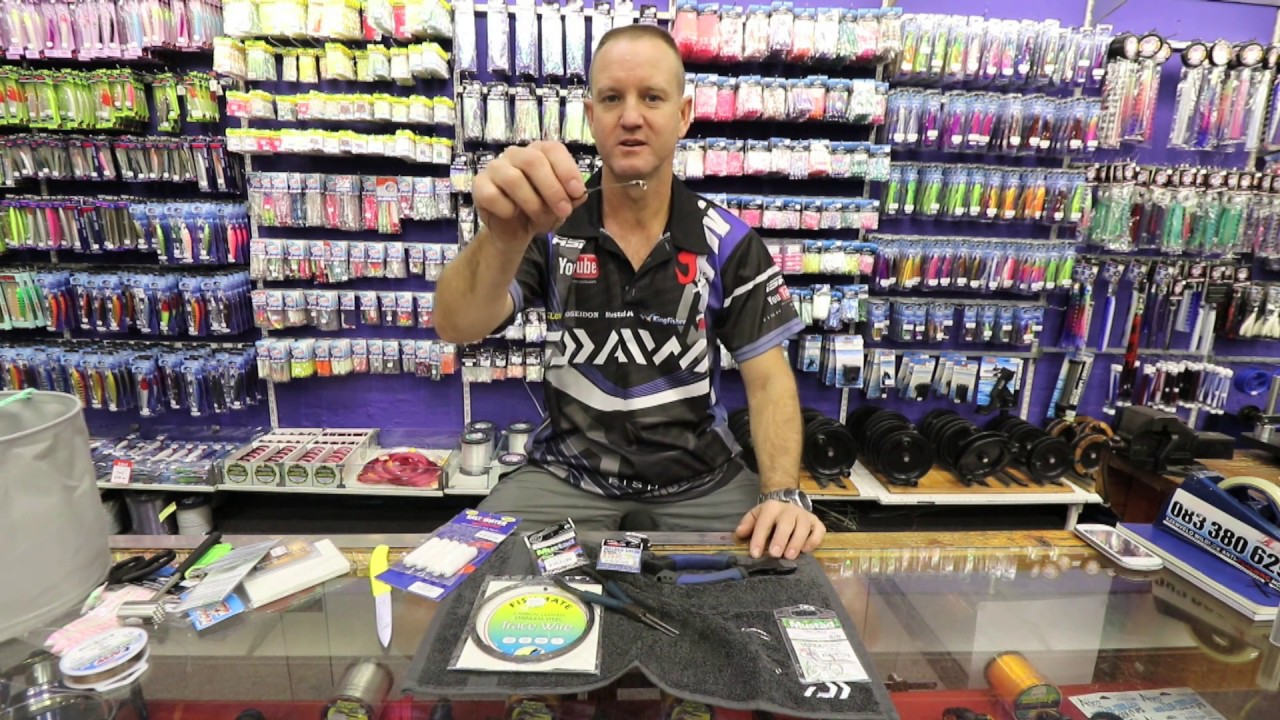 RIGS & TRACES - Making a Dingle Dangle with Nylon Coated Steel - YouTube