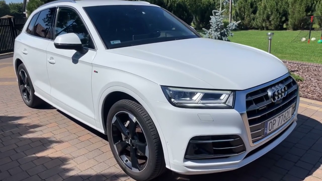 Audi Q5 FY 2 x Sline w kolorze LS9R Biała Perła od Auto Sukces - YouTube