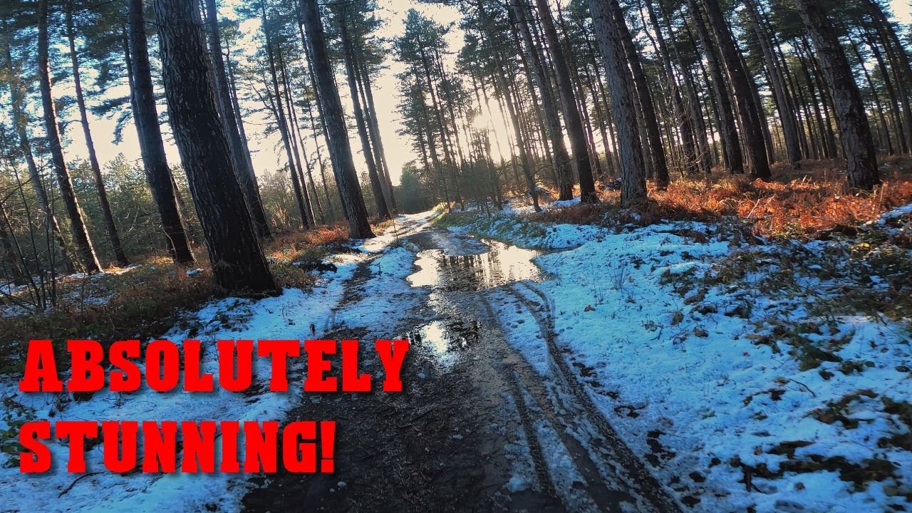 VICAR WATER & SHERWOOD PINES IN THE SNOW LOOKS AMAZING - YouTube
