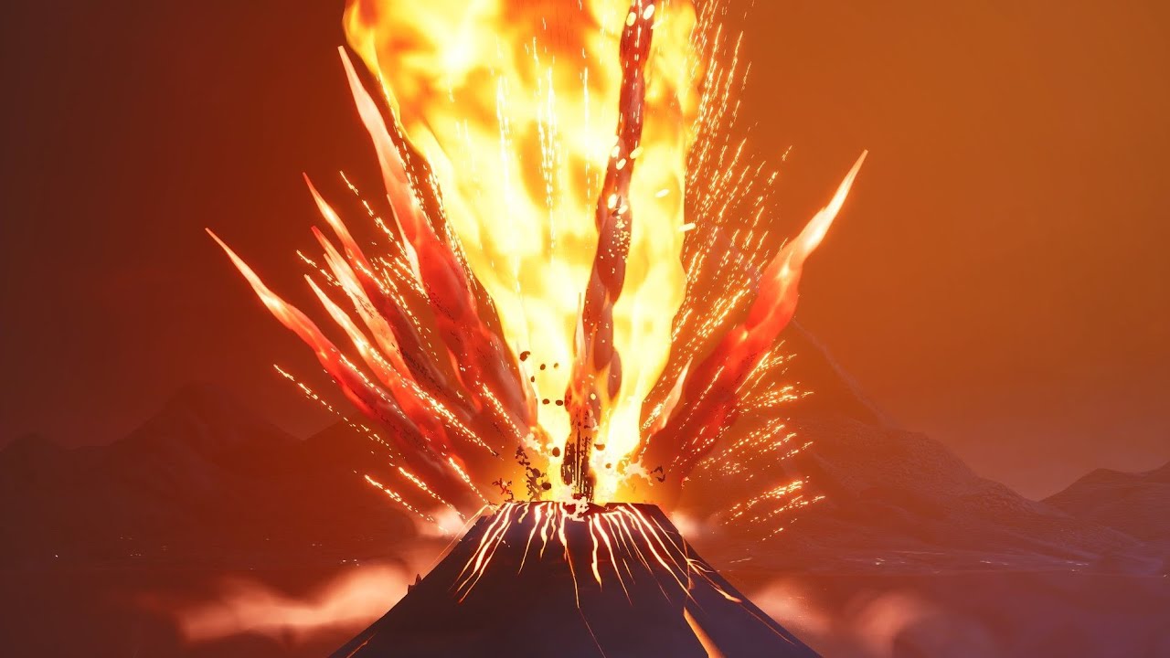 The End of Tilted Towers (Fortnite Volcano Event) - YouTube