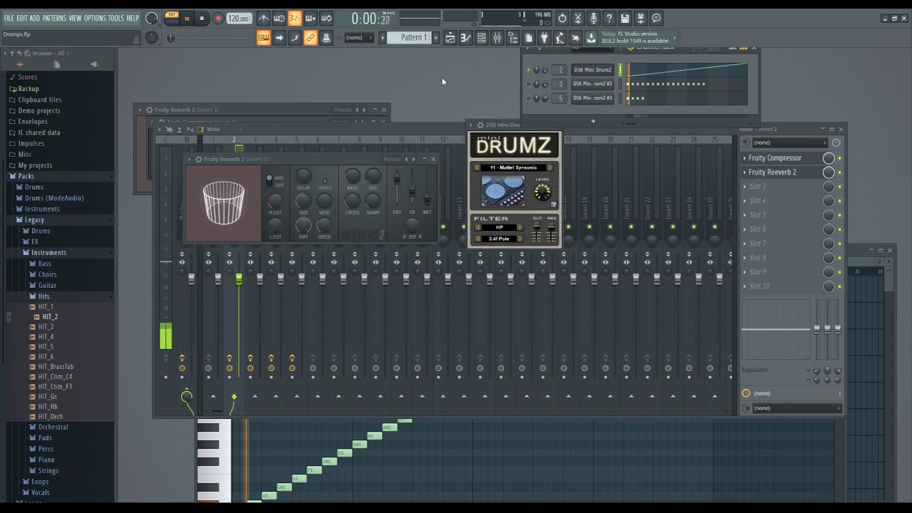 My Favorite Free Drum VST - DSK Mini Drumz - YouTube