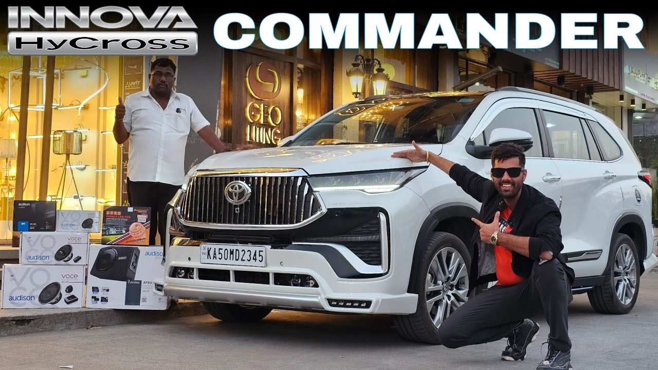 INDIA'S FIRST INNOVA HYCROSS COMMANDER EDITION WITH MOST MUSCULAR LOOK ...
