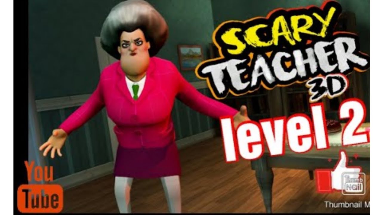 scary teacher chapter 1 level 2 - YouTube