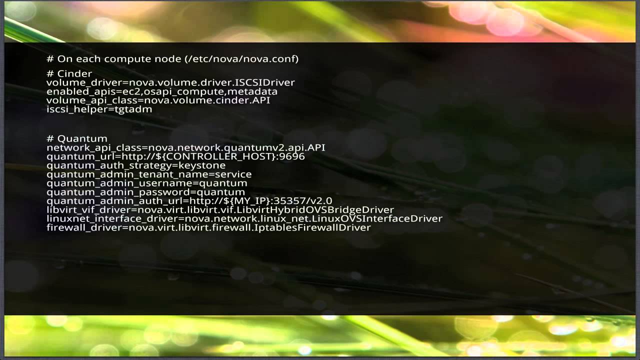 Hands on Configuration Workshop with Cinder and OpenStack Networking - YouTube