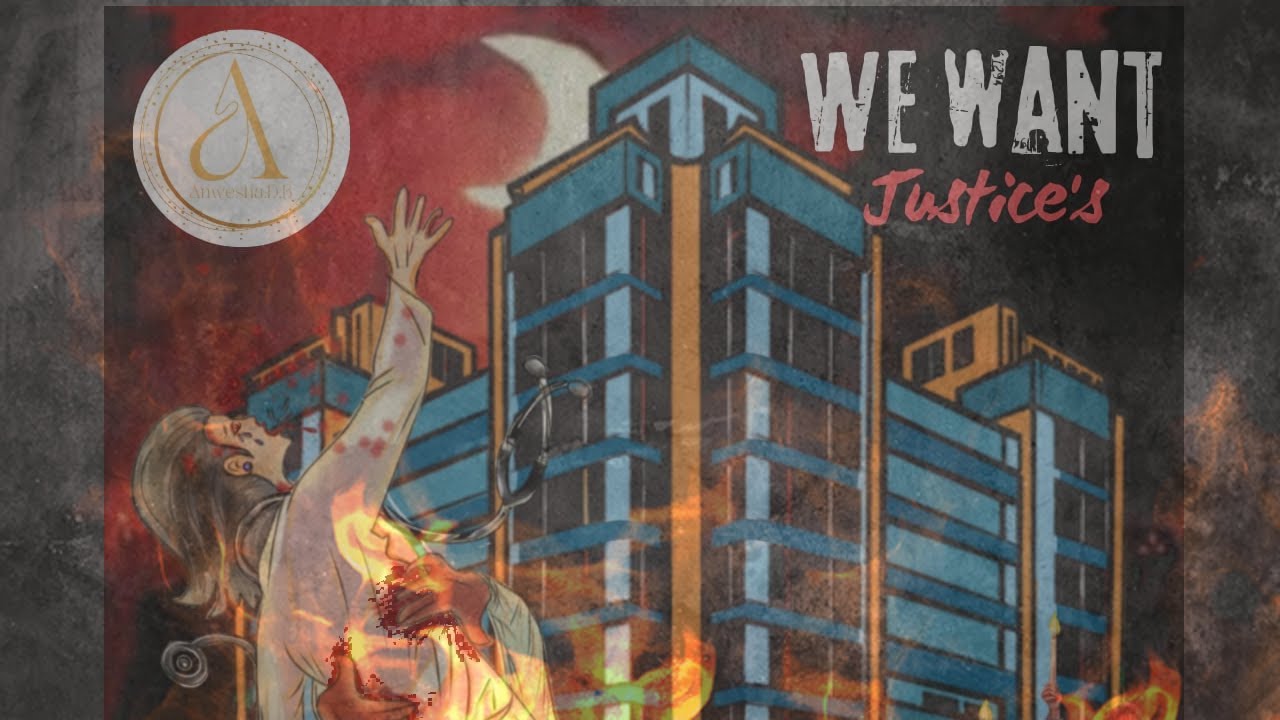 My drawing with video for rg kar! We Want Justice!, Women's Safe ...