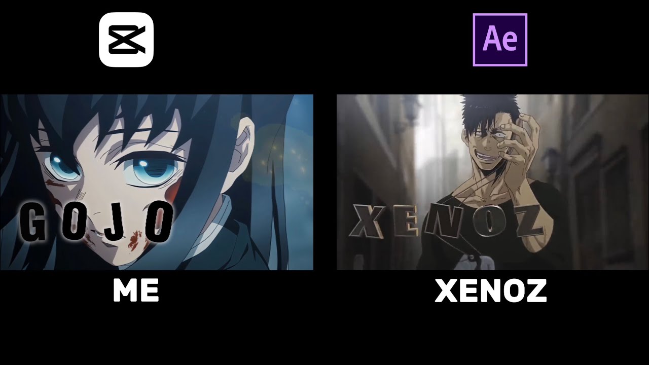 My Cap Cut vs After Effects | Moth To A Flame | @XenozEdit Remake in ...