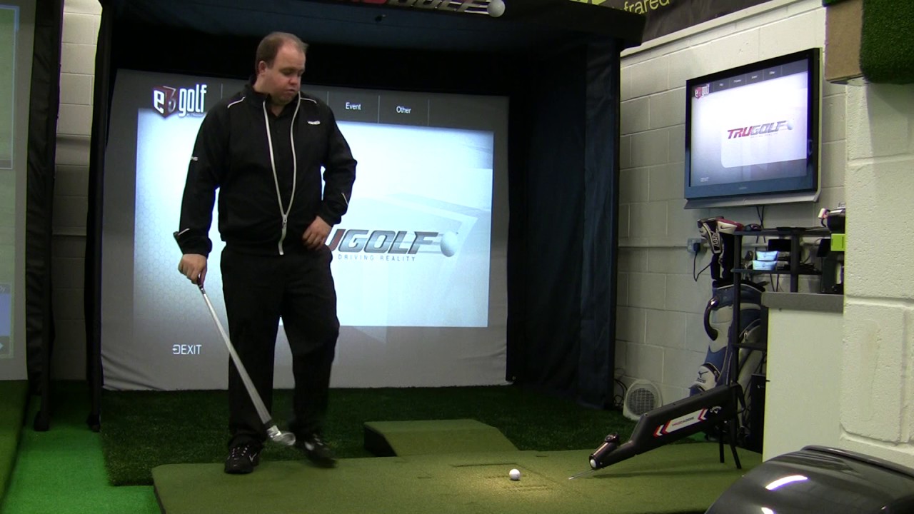 Portable Golf Simulator - Trugolf Vista 10 - YouTube