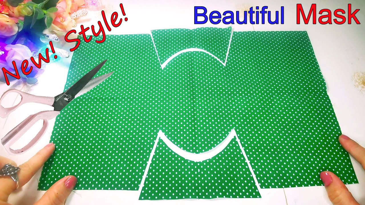 New Style 😷 Beautiful Mask Idea | Diy Simple Face Mask Sewing Tutorial ...