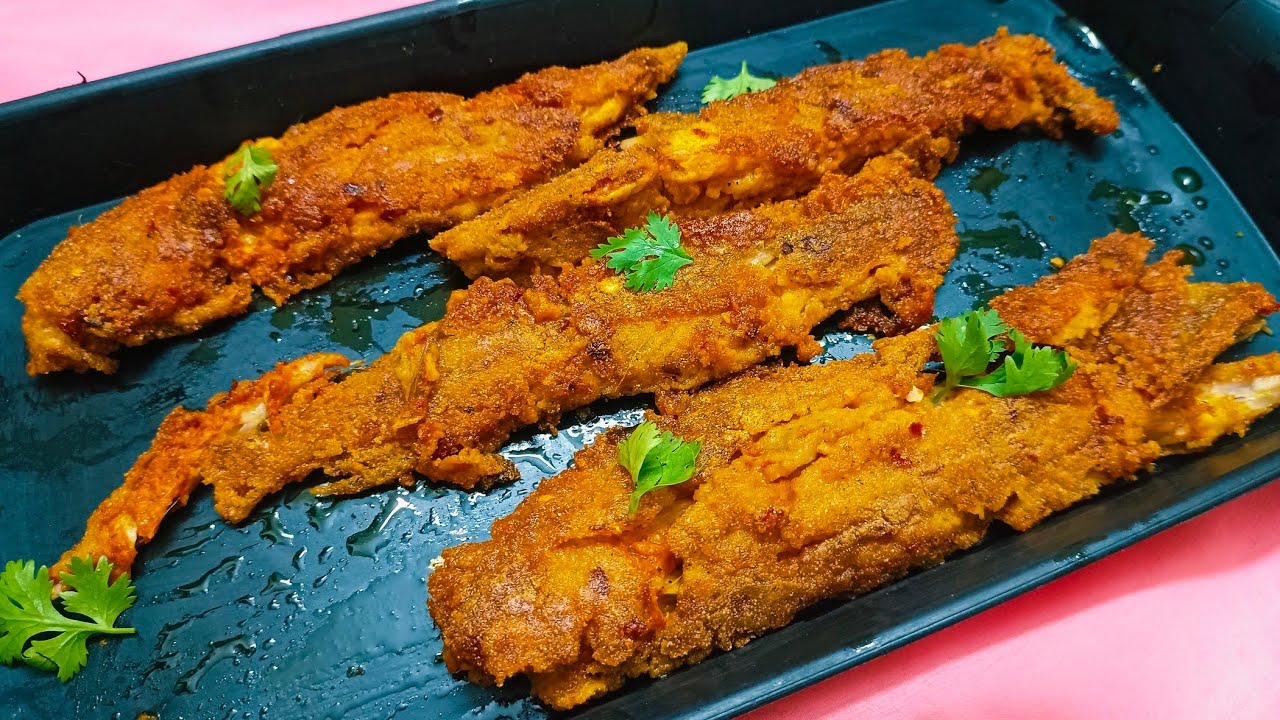 Bombil fry recipe | Crispy Bombil fry | Bombay duck recipe | Fish ...