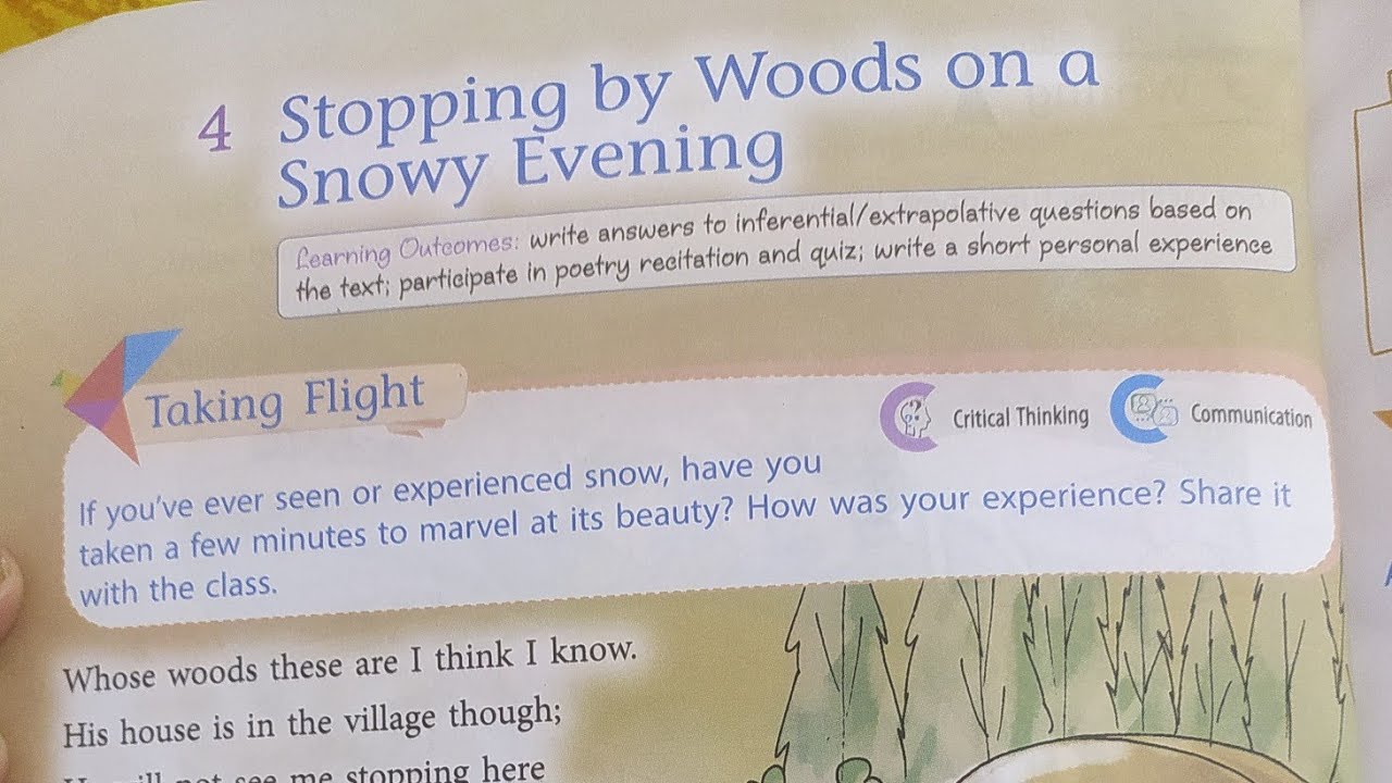 Stopping by woods on a snowy Evening by Robert Frost - YouTube