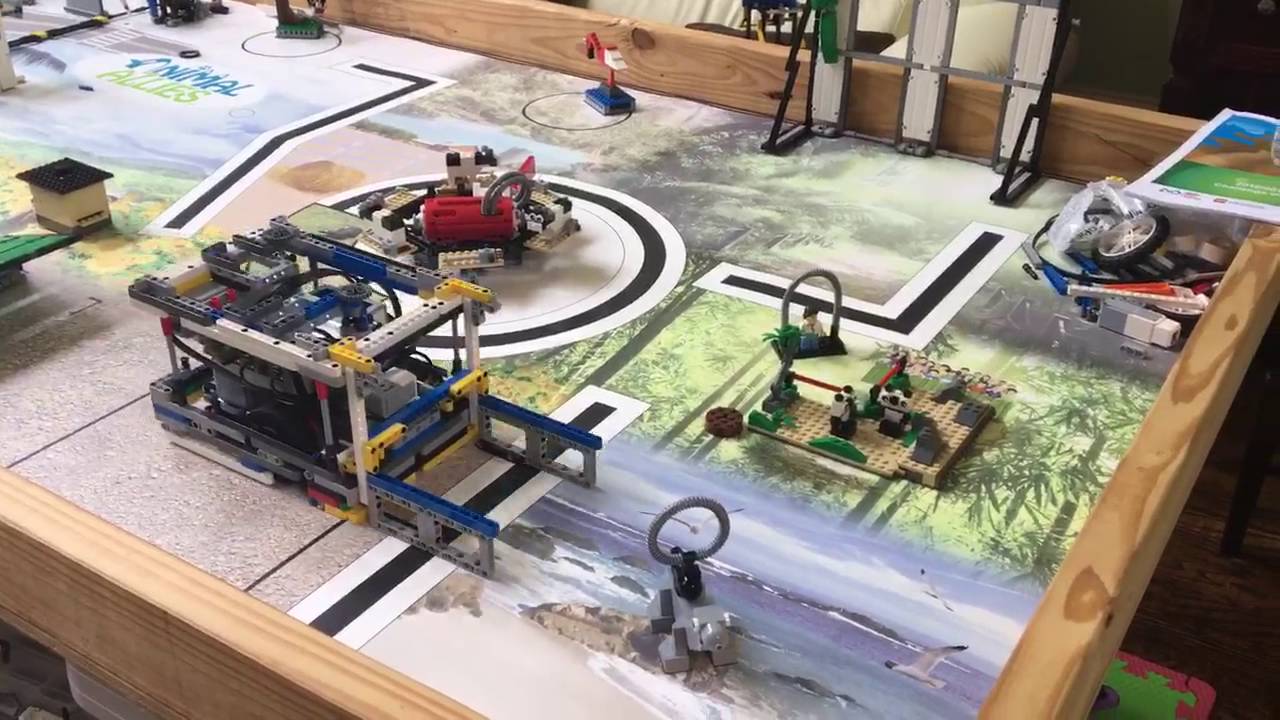 FLL Animal Allies Robot Game Robomonkeys Run 1 - YouTube