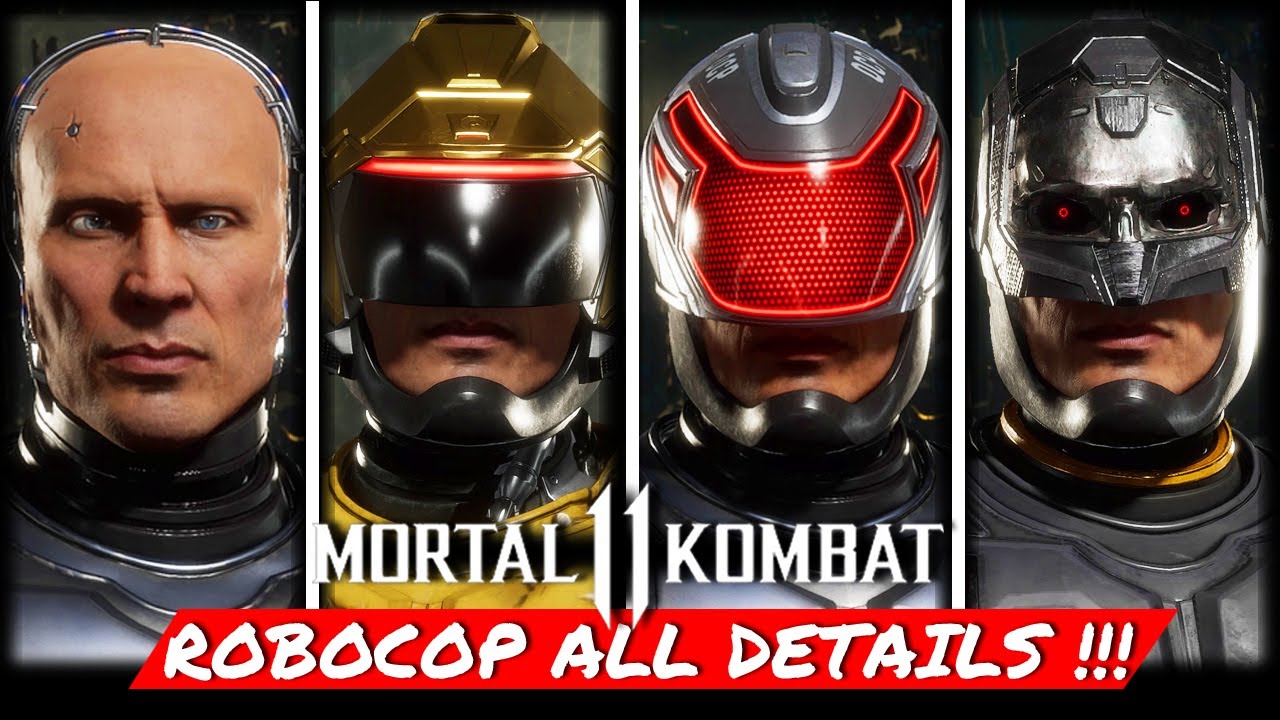 MORTAL KOMBAT 11 ROBOCOP ALL DETAILS !!! - YouTube