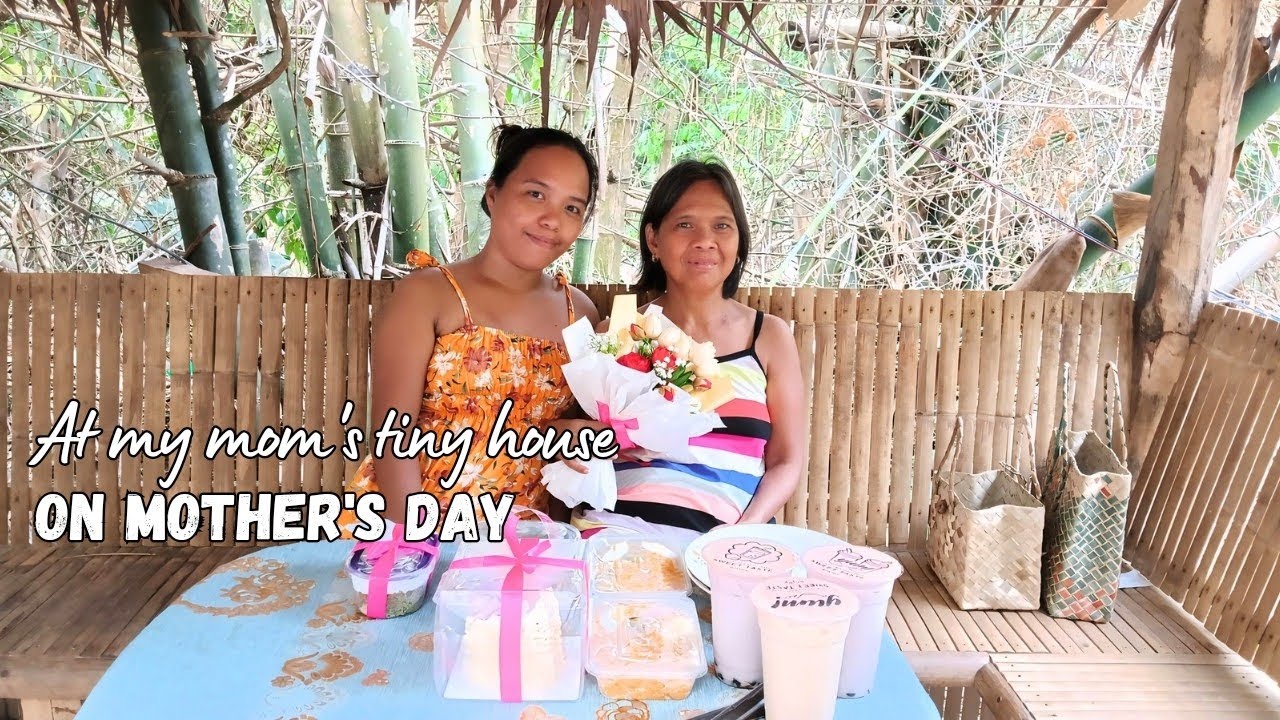 My mother's Tiny House Visit on Mother's Day | I made 20 cake orders in ...