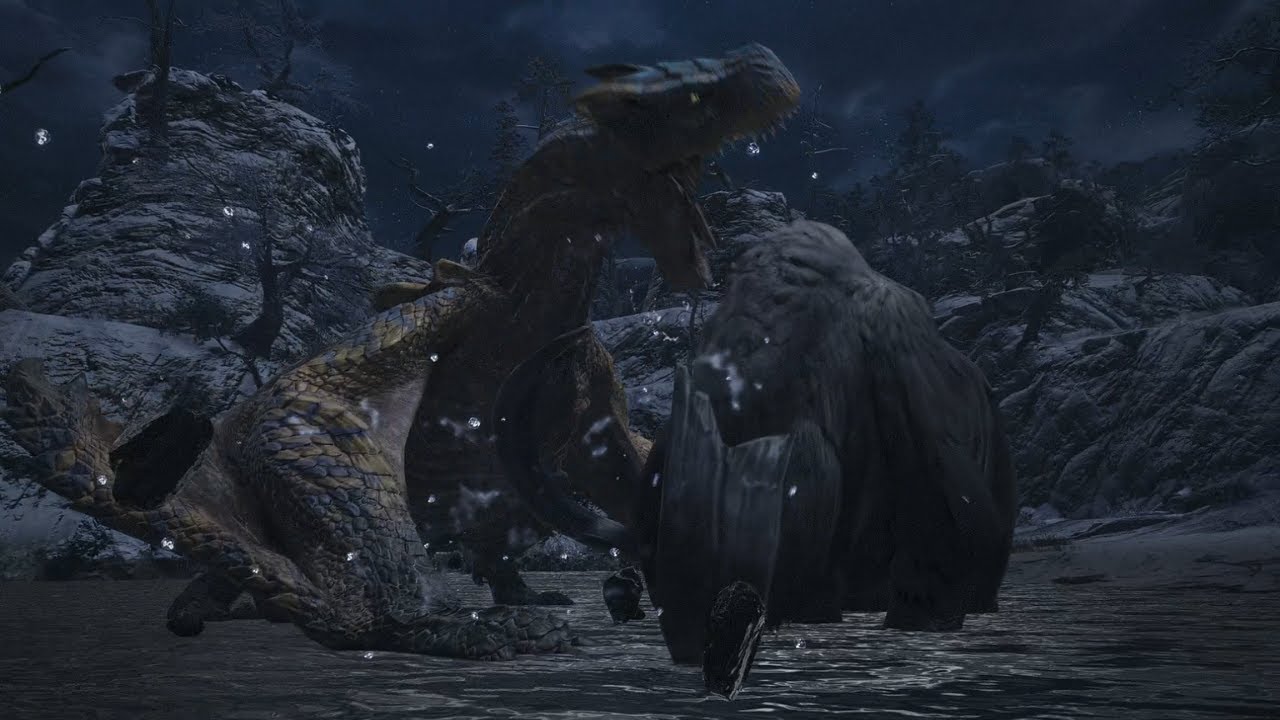 MH Rise - Hungry Tigrex Hunting Popo For Dinner - YouTube