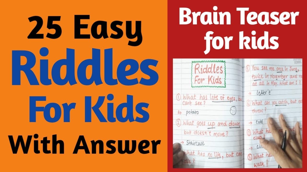Riddles | Riddles for Kids | English Riddles with Answer | 25 Easy ...