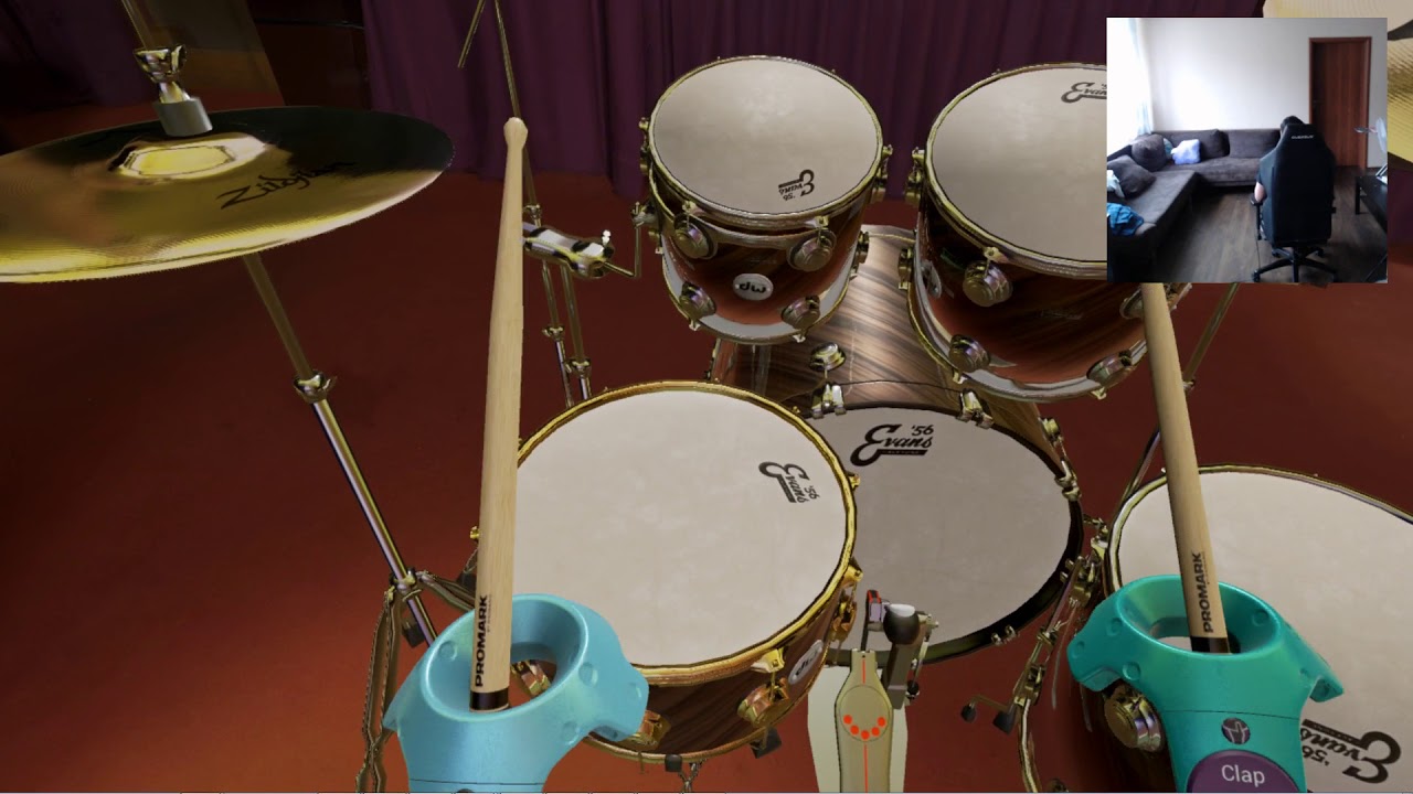 [VR] SYMULATOR PERKUSJI - Tobe Drums VR Demo / 20.09.2017 (#7) - YouTube