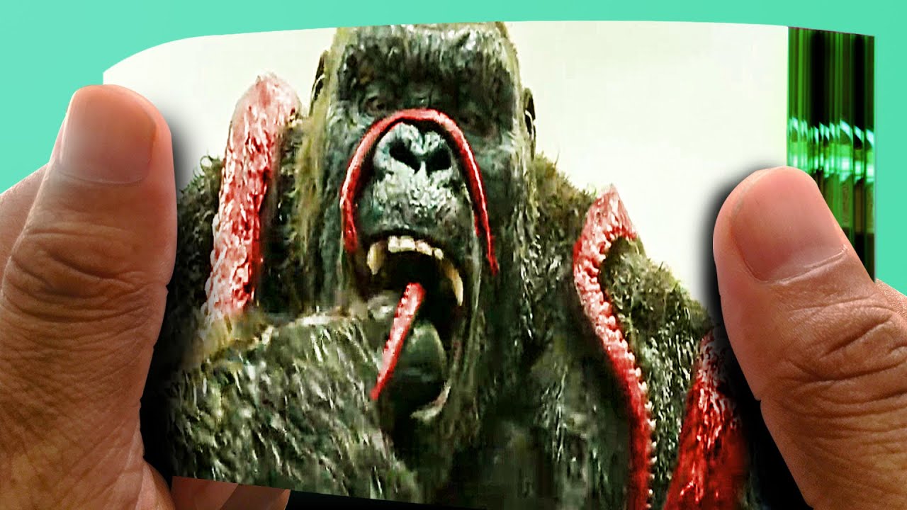 Kong vs Giant Octopus Fight flipbook | Kong:Skull Island Animated ...