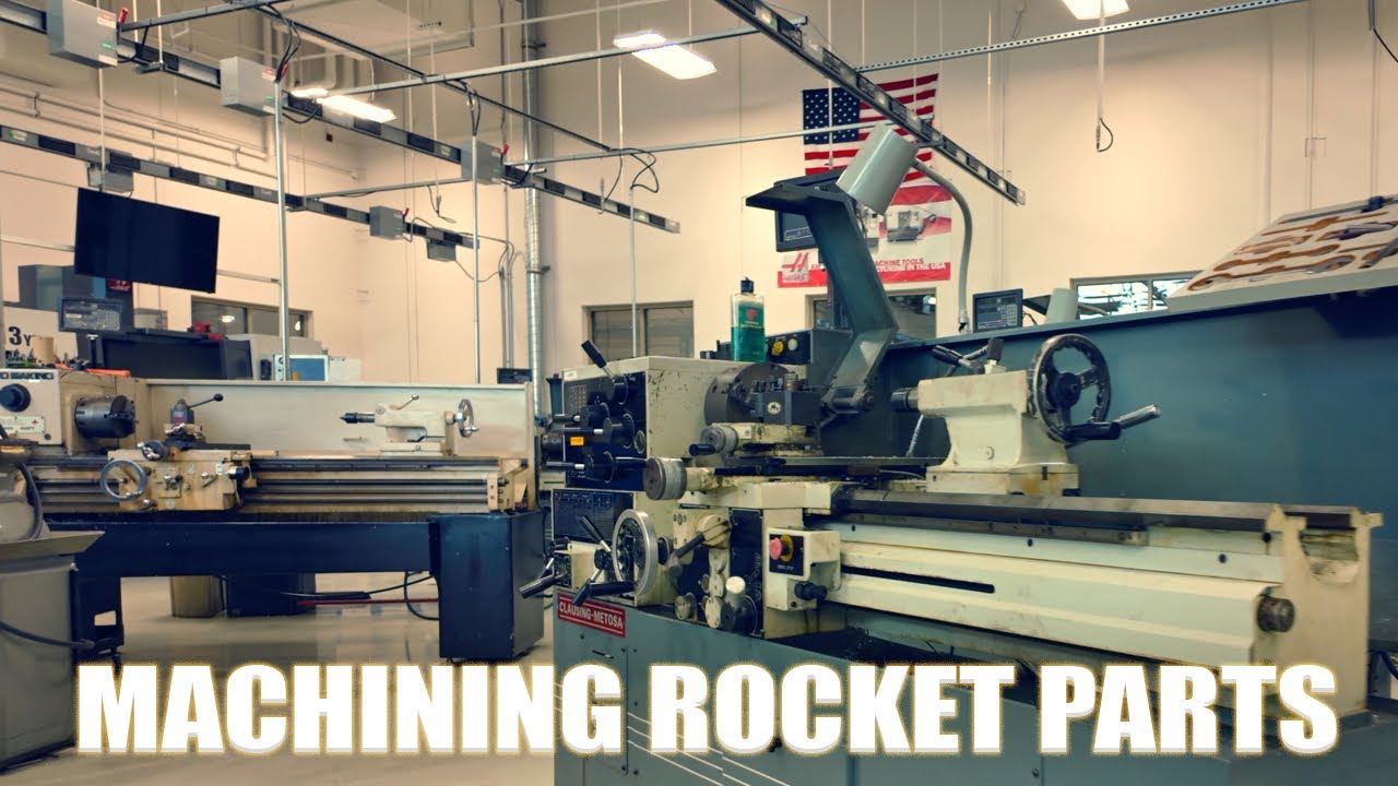 Machining a rocket part!!! - YouTube