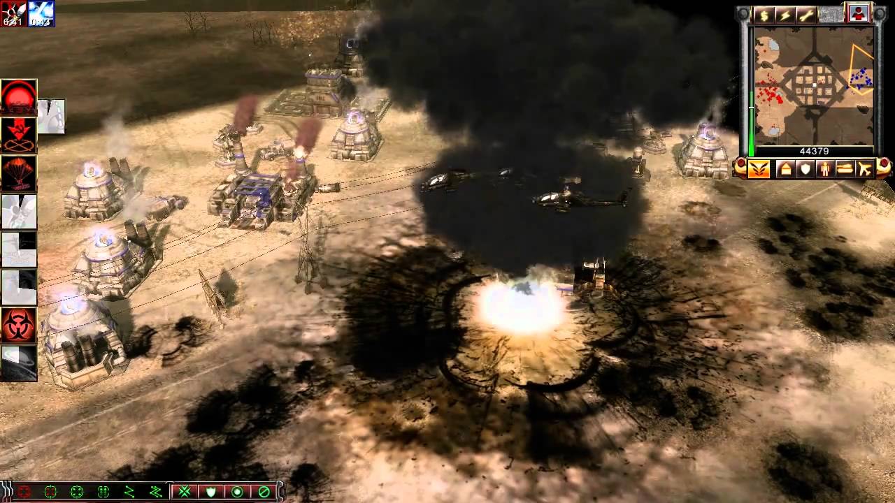 CNC Fallout (C&C3 Mod) - USSR vs NATO Skirmish - YouTube