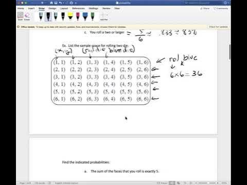 Intro to probability part #1 - YouTube