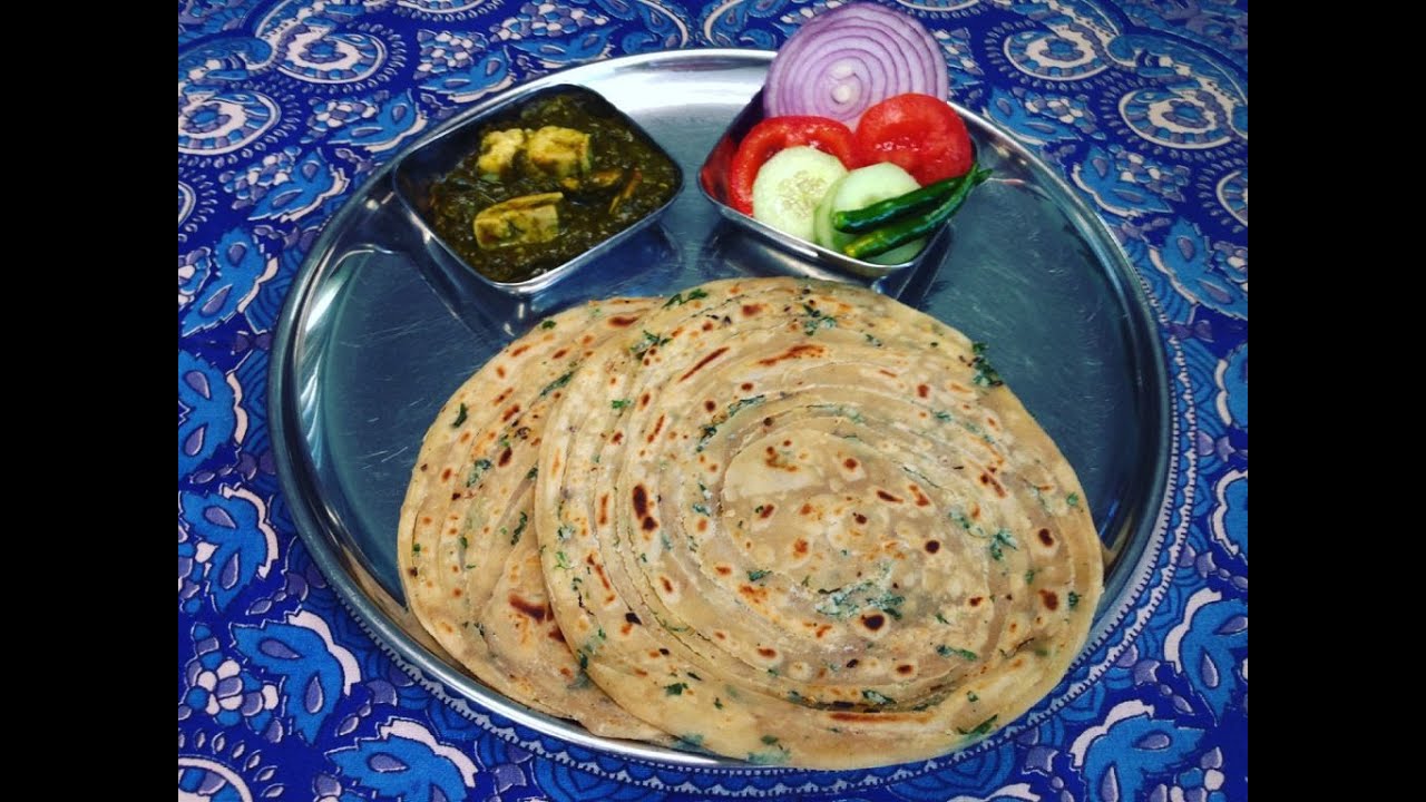 Chilli Garlic Lachha Paratha | Layered Chili Garlic Paratha | Chilli ...