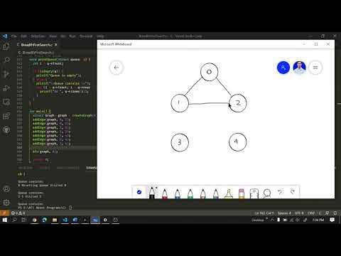 Breadth First Search - in C Language - YouTube