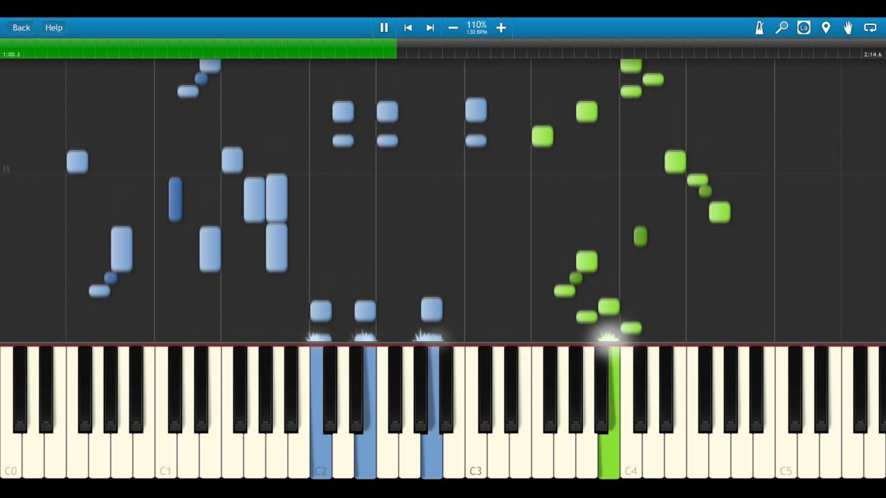 Masquerade - M2U [Piano Synthesia] - YouTube