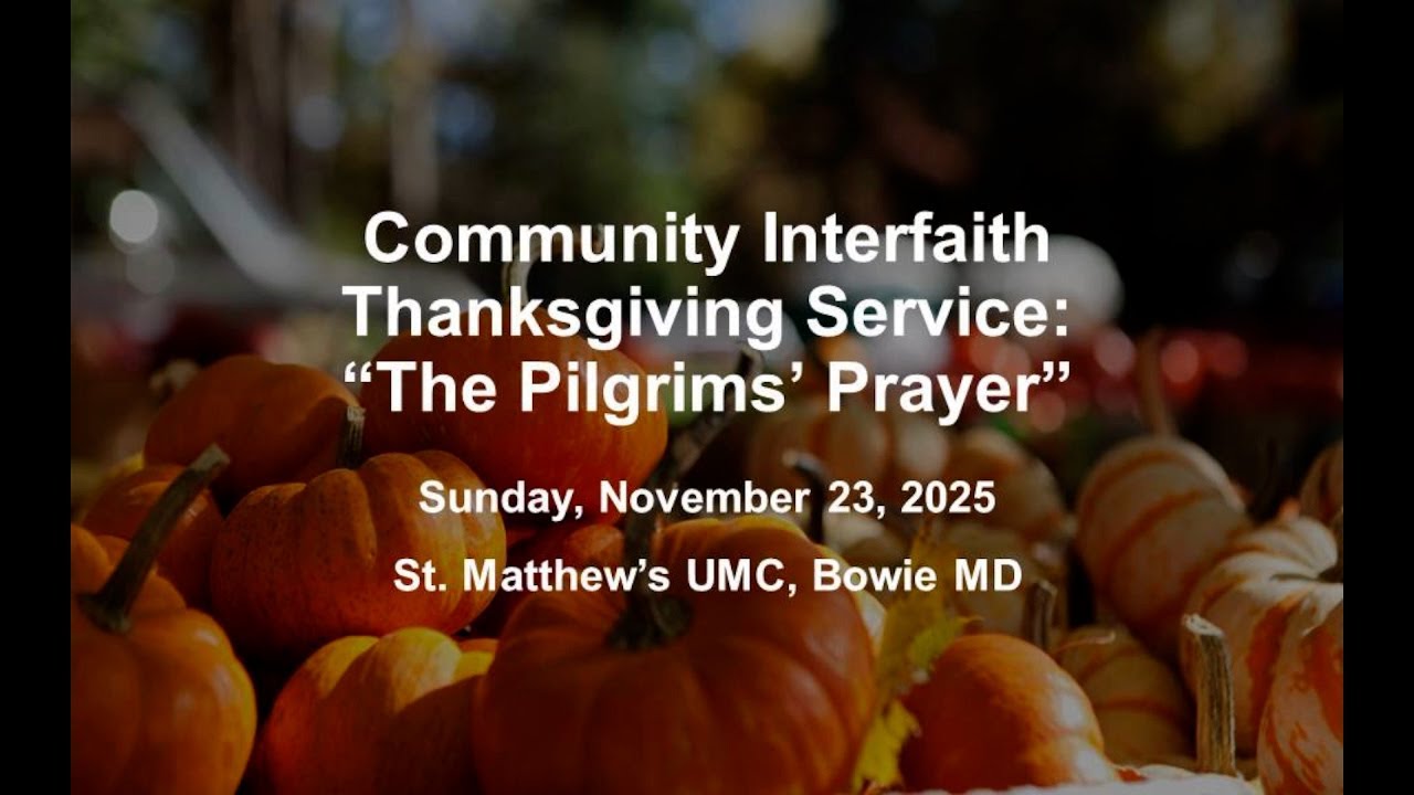 Community Interfaith Thanksgiving Service - YouTube