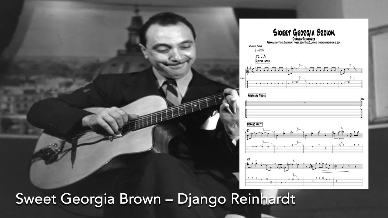 Sweet Georgia Brown - Django Reinhardt (Transcription) - YouTube