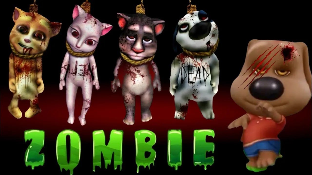 ZOMBIE My Talking Tom Friends AMONG US - YouTube