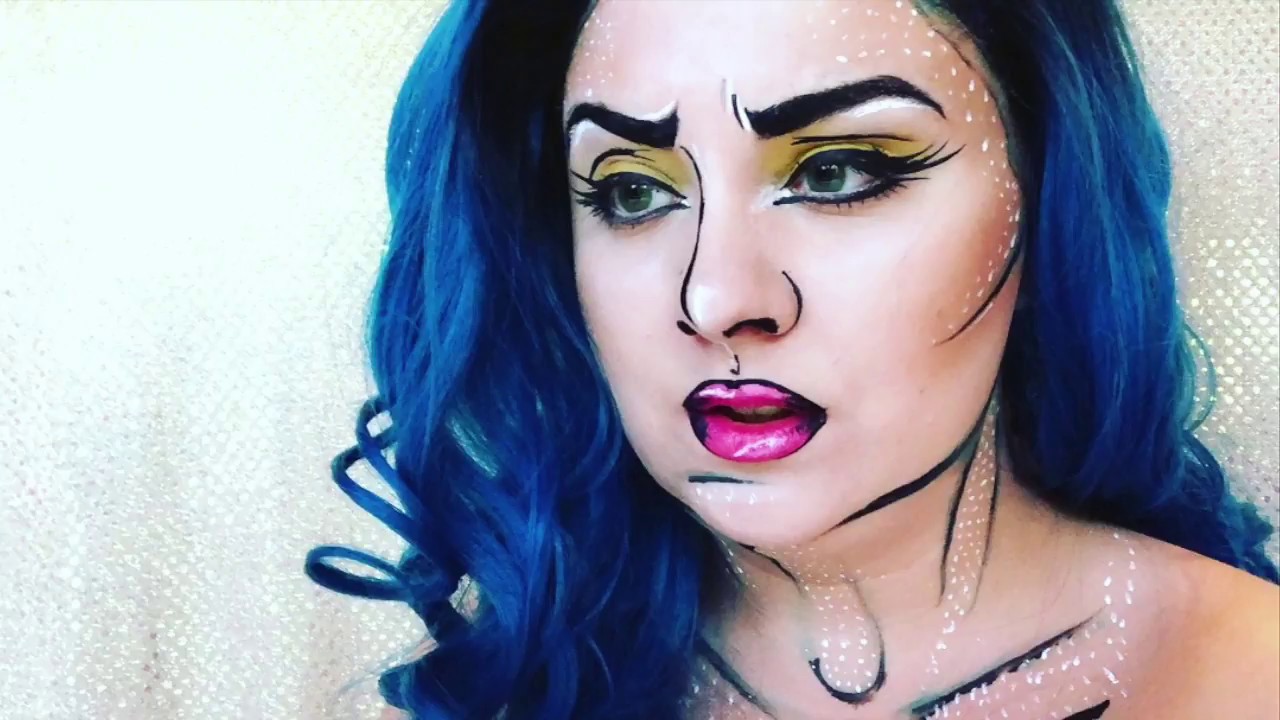 31 Days of Halloween- Day 30 -- Comic Book Inspired Makeup Tutorial ...