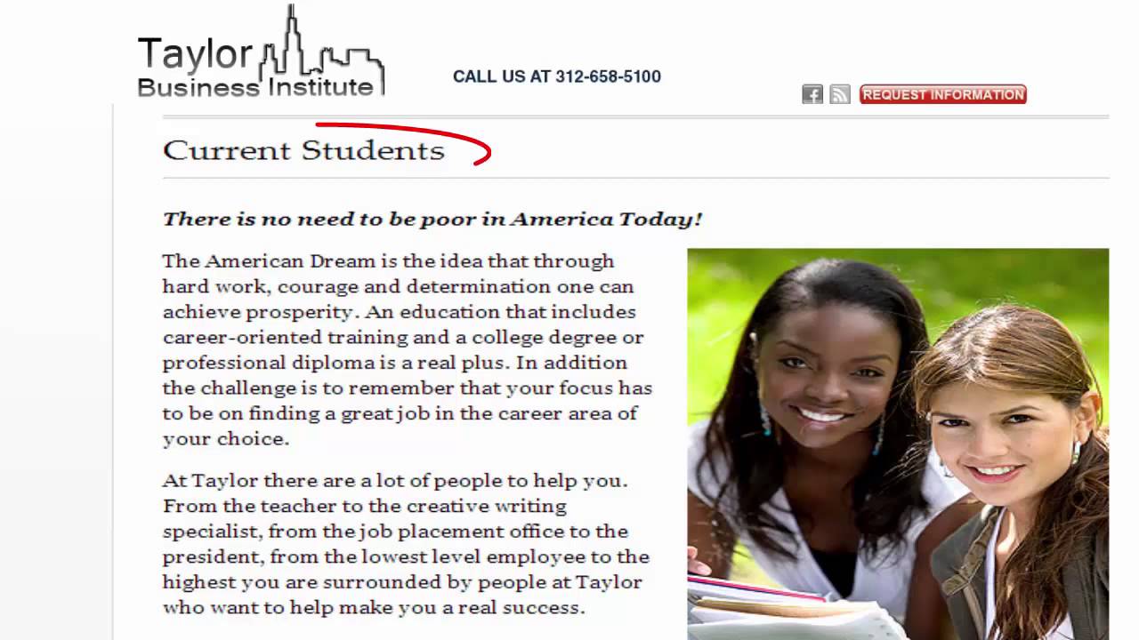 Taylor Business Institute promotes higher learning that empowers from ...