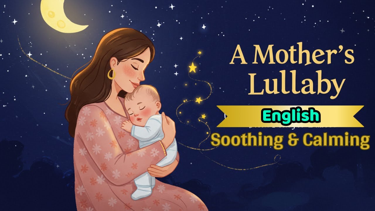 Mother's Lullaby | Gentle English Lullaby for Kids | Bedtime Cartoon ...