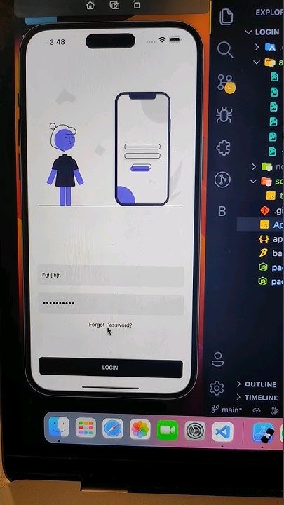 React Native Login Page 🔥🔥 #reactnative #reactdeveloper #reactjs #shortsfeed #viral # ...
