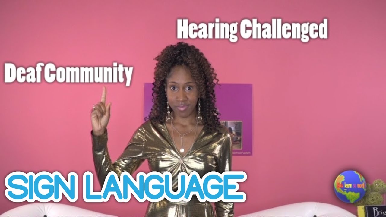 Kids Learn So Much with Ms.Gold teaching kids about SIGN LANGUAGE - YouTube