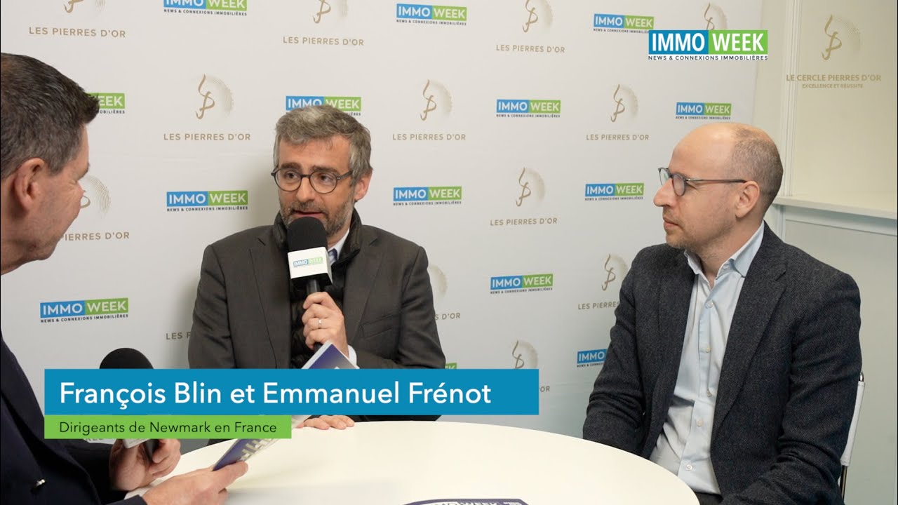 François Blin et Emmanuel Frénot, dirigeants de Newmark en France - YouTube