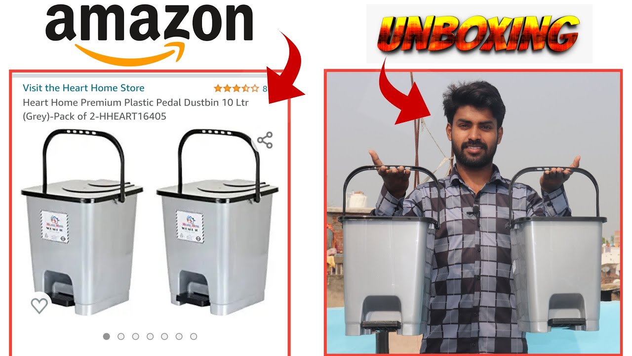 Premium Plastic Pedal Dustbin 10 Ltr || Best Dustbin For Home ...